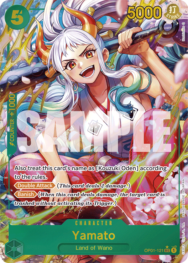 Yamato (OP01-121) PRB01 Secret Rare (SEC) Alt Art (AA) – TCGKing.nl