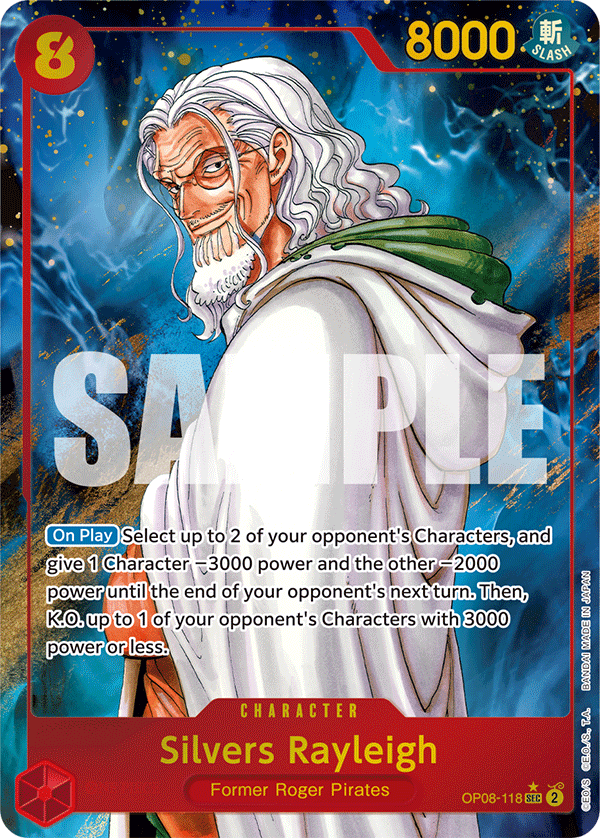 Silvers Rayleigh (OP08-118) OP08 Secret Rare (SEC) Alt Art (AA ...